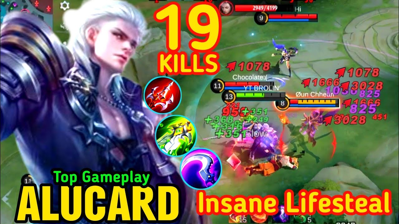 19 KIILS ALUCARD !! Alucard Insane Lifesteal Build - Build Top 1 Global ...