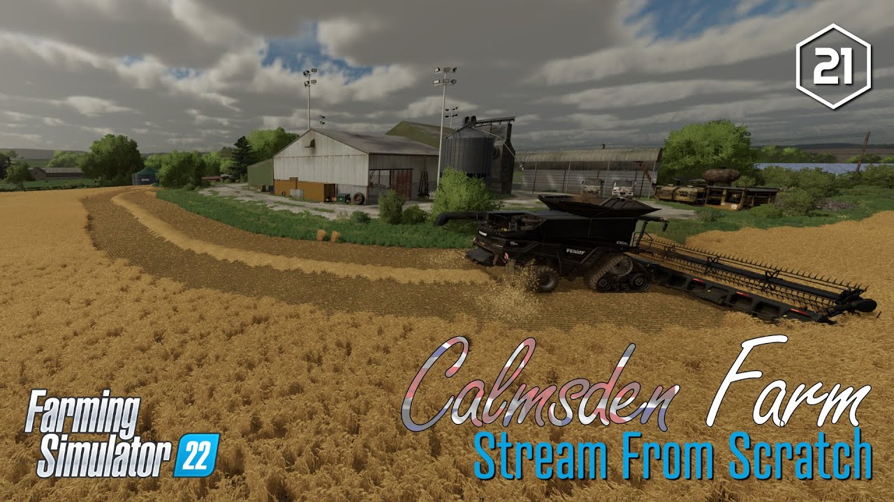 Stream From Scratch, Calmsden Farm Ep.21 - Harvesting. Every. Single ...