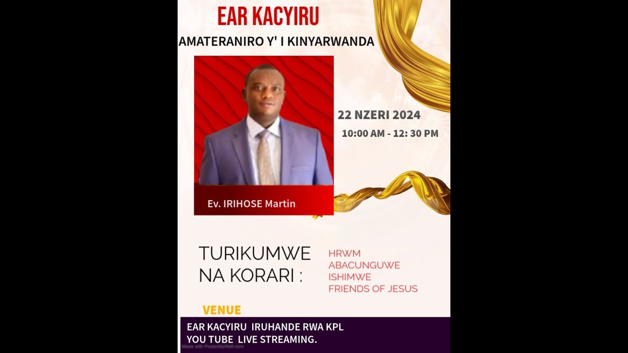 AMATERANIRO Y'IKINYARWANDA MURI EAR PARUWASI YA KACYIRU 22/09/2024 ...