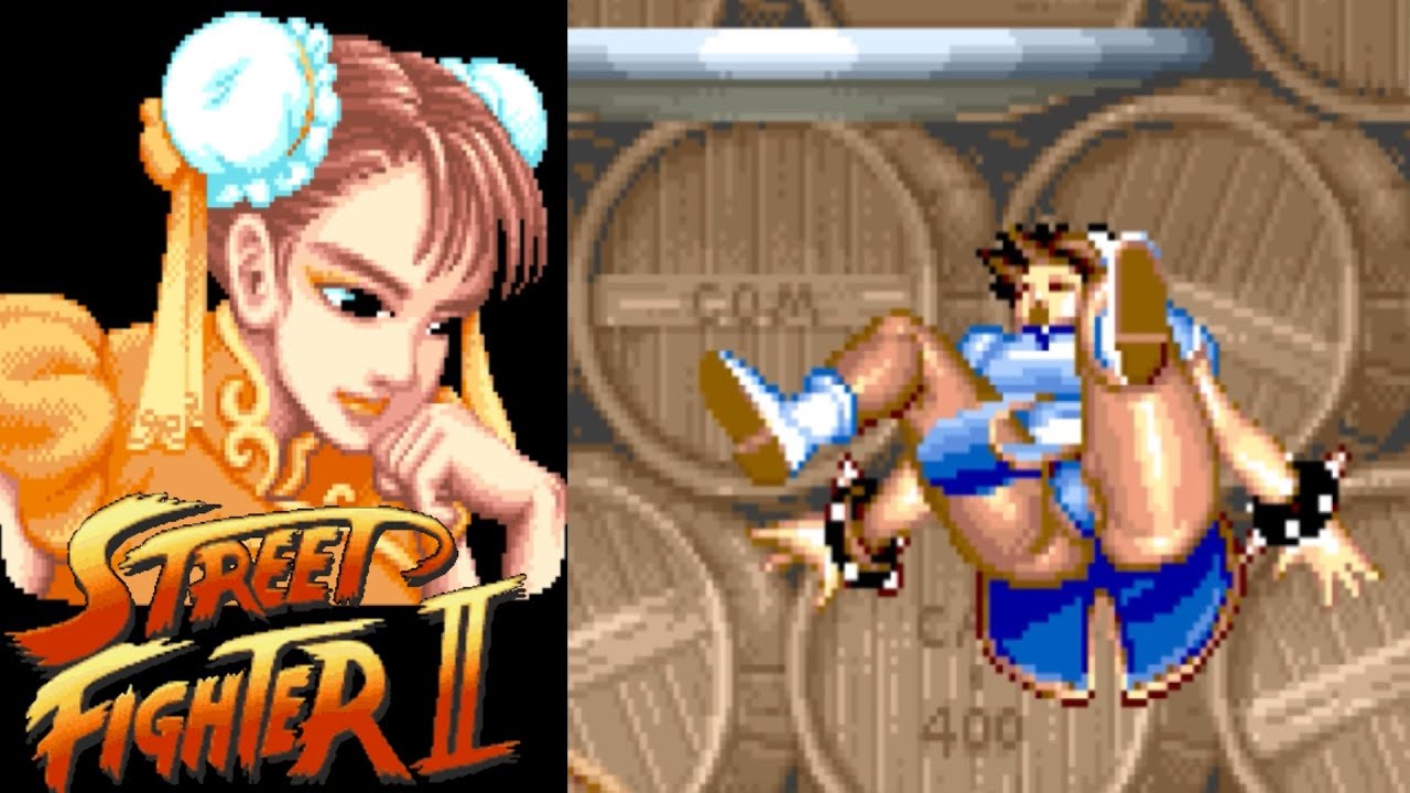 初代スト2(1991 AC) 春麗 リクエスト LVMAX Special Staffroll 4K 60FPS - YouTube