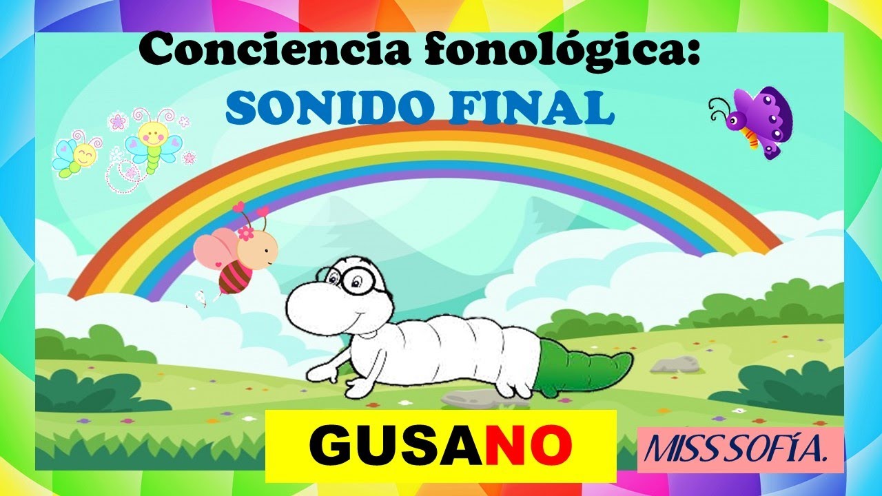 SÍLABAS - SONIDO FINAL para niños de inicial - YouTube