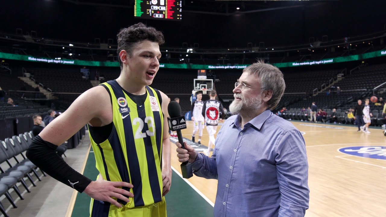 EB ANGT Kaunas Day 2 Interview: David Mutaf, U18 Fenerbahce Beko ...