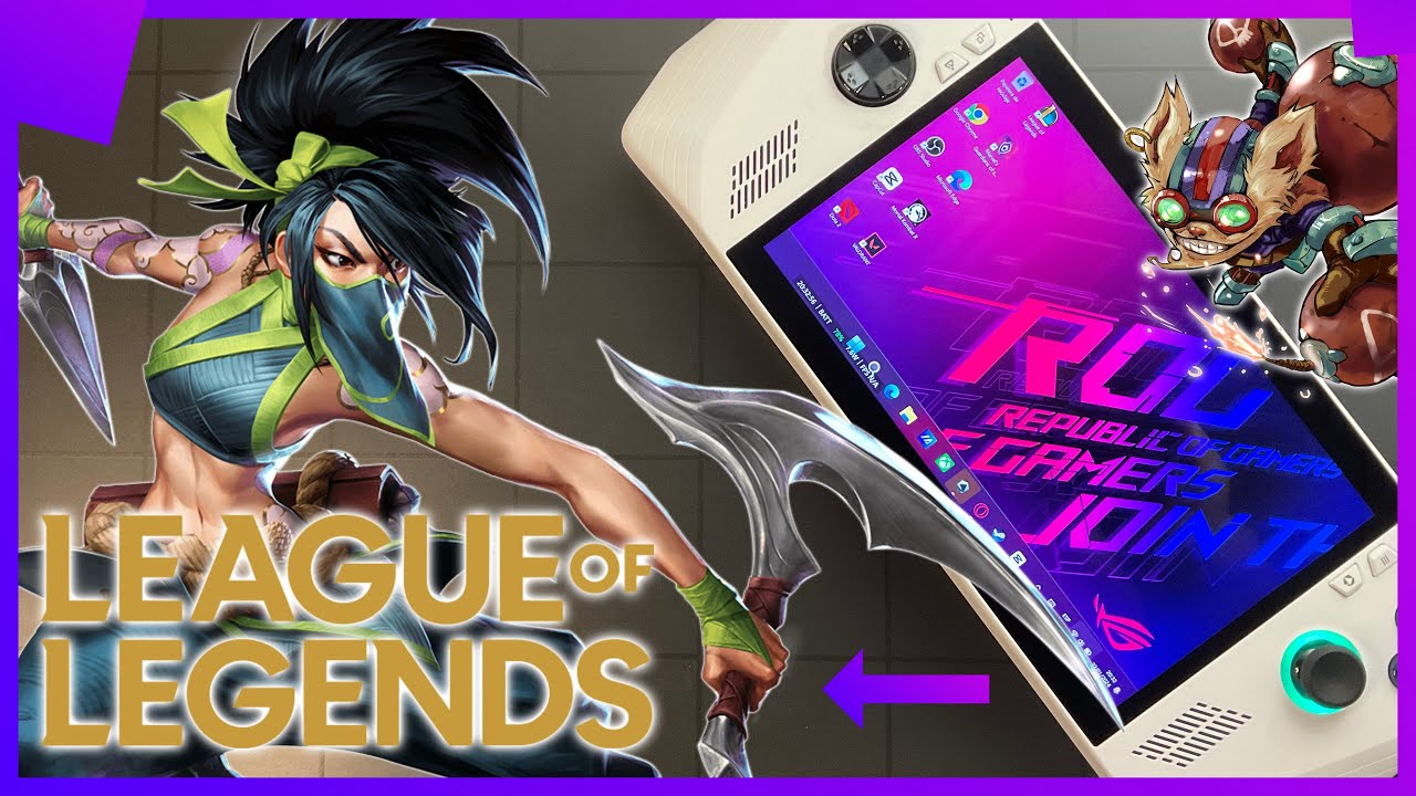 Configurar LEAGUE OF LEGENDS (LOL) - Asus ROG Ally - YouTube