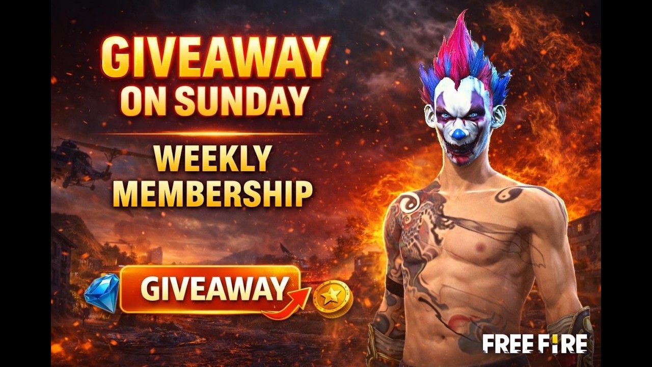 GIVEAWAY FOR WEEKLY MEMBERSHIP MF GAMING YT ON LIVE - YouTube