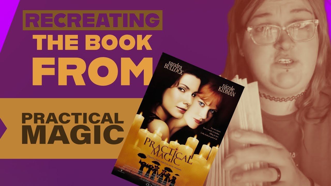 Movie Prop Recreation: How to Build the Book From "Practical Magic" - YouTube