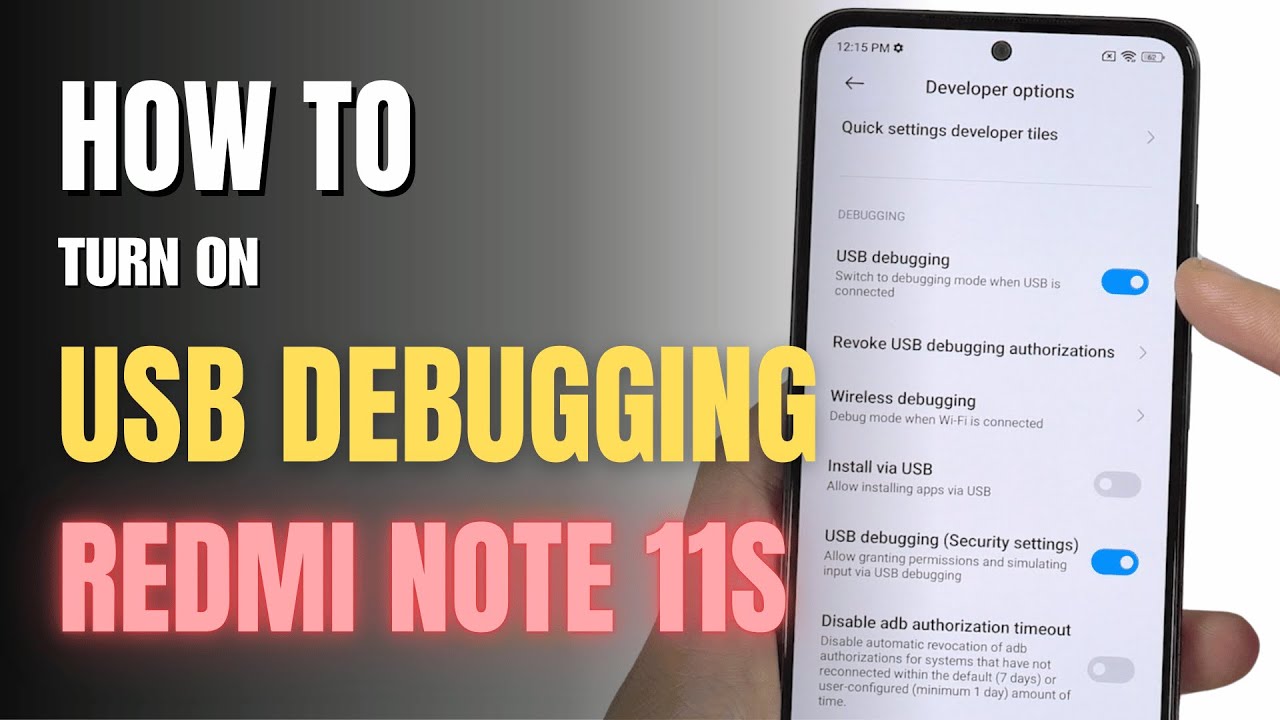 How to Enable USB Debugging on Redmi Note 11S | Step-by-Step Guide ...