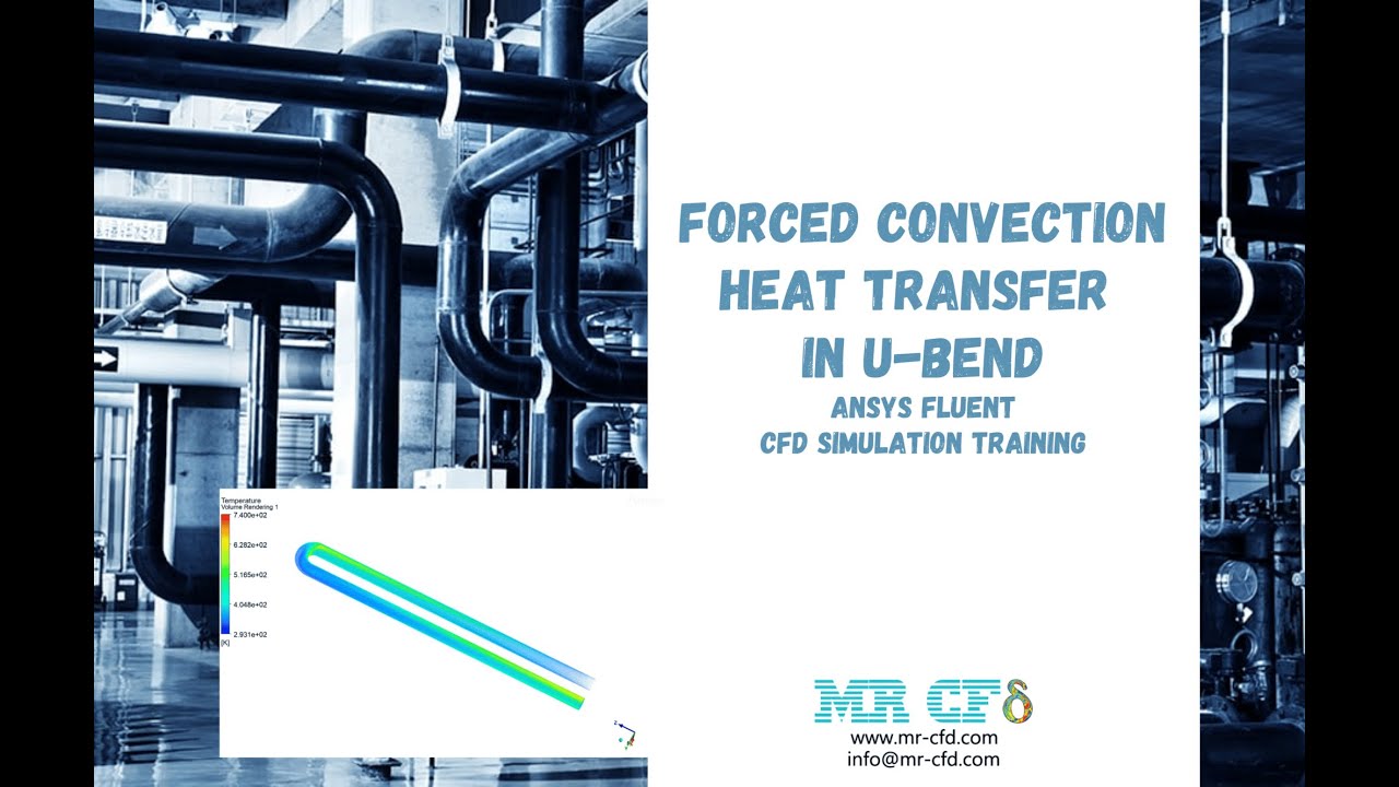 Heat Transfer (BEGINNER): Forced Convection Heat Transfer in U-Bend CFD Simulation - YouTube
