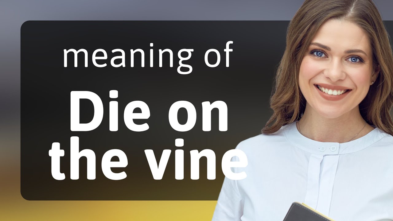 Understanding "Die on the Vine": A Guide to English Idioms - YouTube