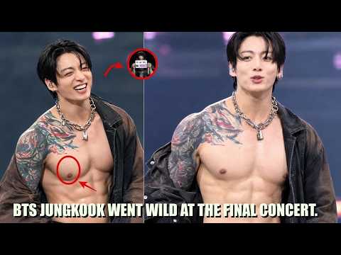 BTS Final LA Concert! Video Jungkook BTS going crazy showing off on stage