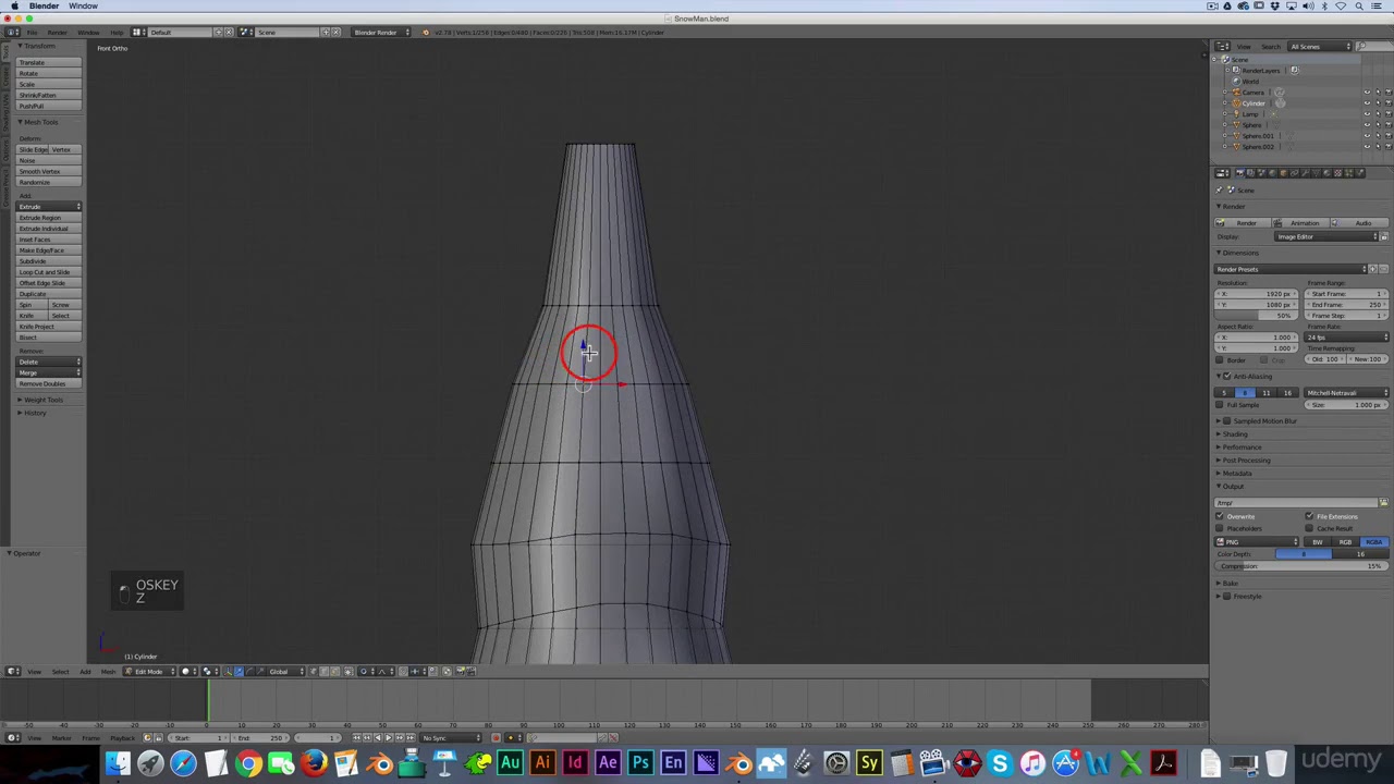 7 Extrude objects to model shapes - YouTube