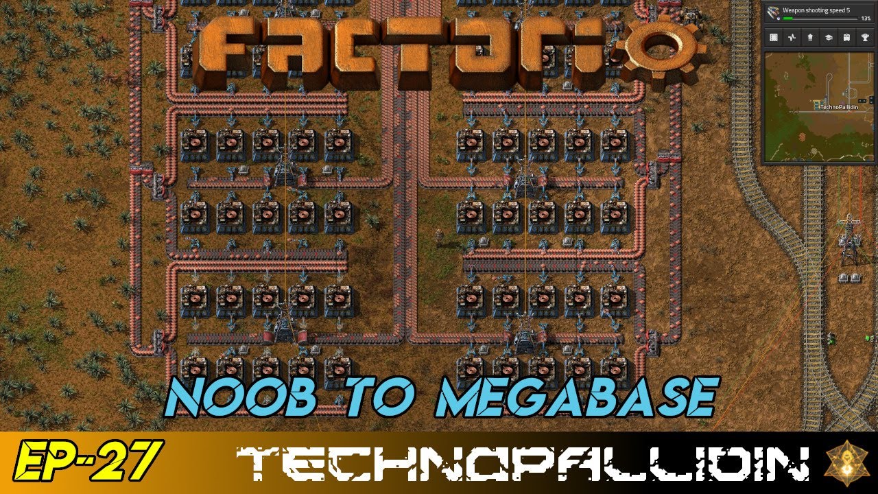 EP-27: I suck at Train Signals and Coil Manufacturing - Factorio, Noob ...