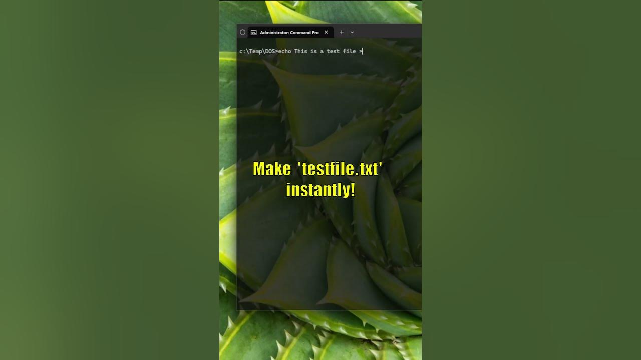 Tech Hacks Create Files Using Dos Sysadmin Techtips Windows Dos Techhacks Beginner Youtube