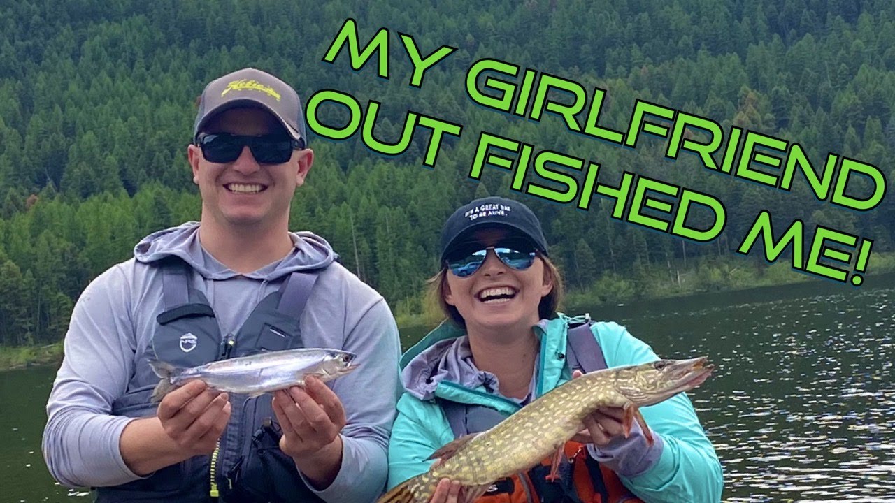 Kate's FIRST Fish from a Kayak while Fishing Salmon Lake and RV Sneak ...