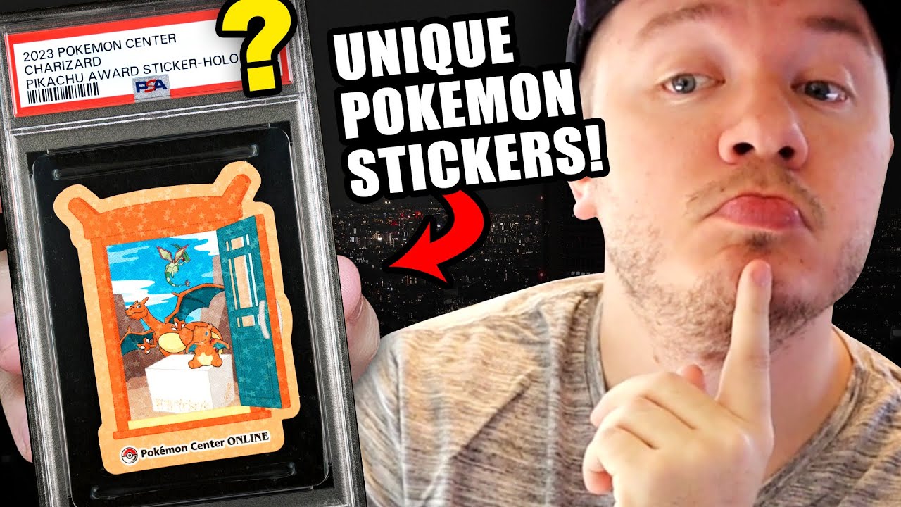 PSA Graded My UNIQUE Pokemon Stickers! - YouTube