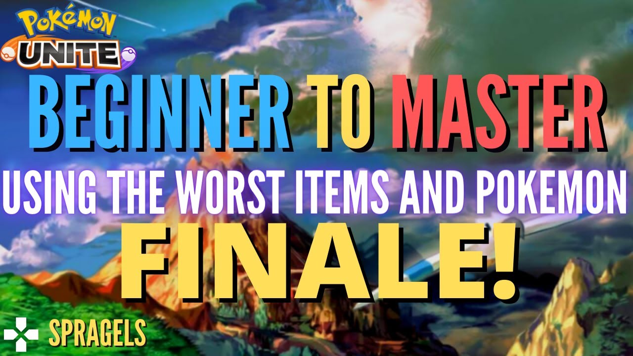 FINALE! BEGINNER TO MASTER CHALLENGE! *The Worst Pokemon & Items* - YouTube