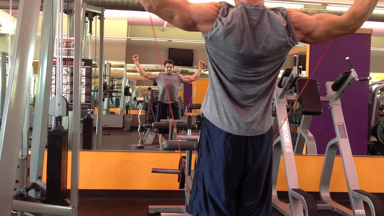 Ramped Fitness Elastic Band Back Flies - YouTube