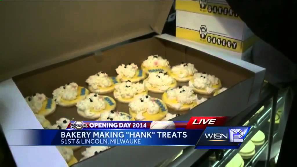 Get your Hank cookies at Grebe's Bakery - YouTube
