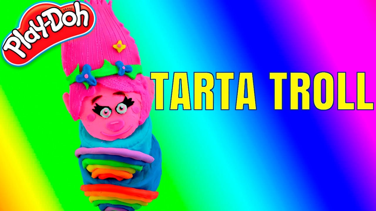 PLAY DOH TARTA TROLL / TROLL´S CAKE WITH PLAY DOH - La Casa del Juguete ...