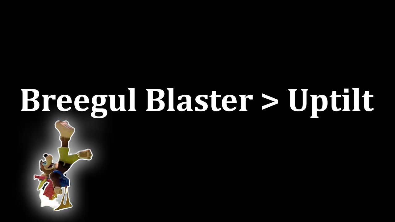 Breegull Blaster Uptilt (Banjo Kazooie Smash Ultimate) - YouTube