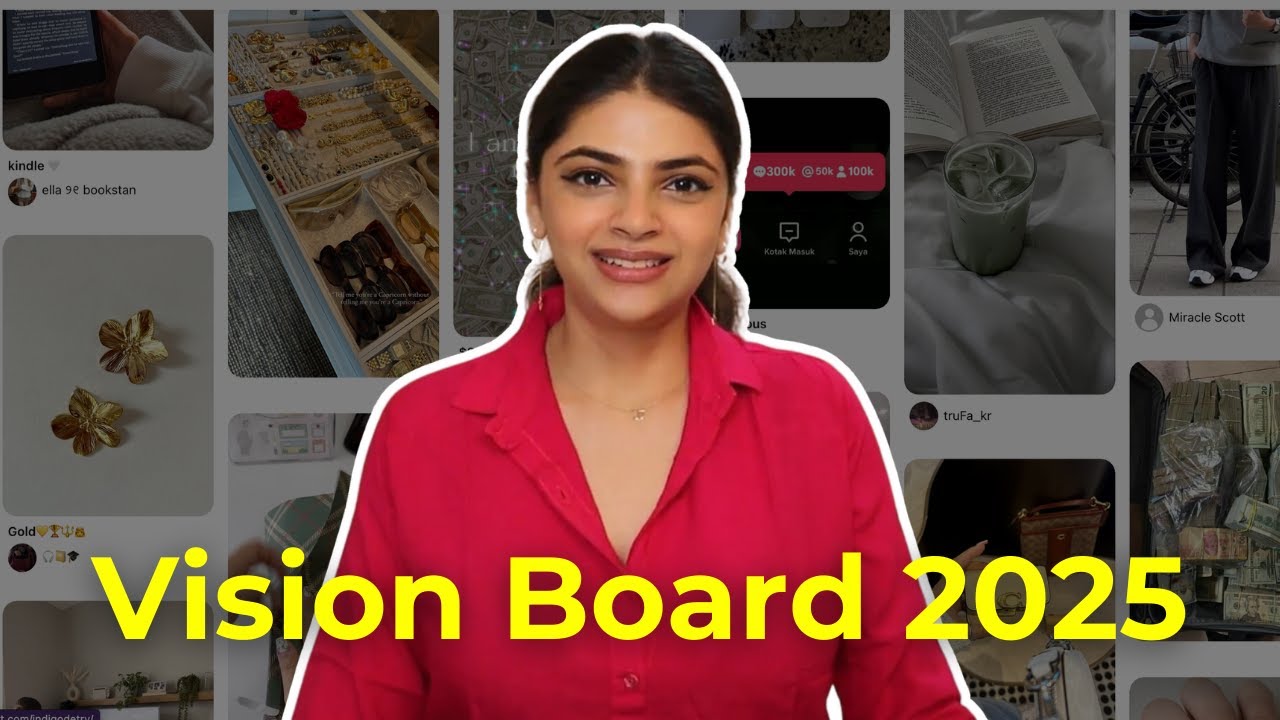 My Pintrest Inspired VISION BOARD For 2025 - YouTube