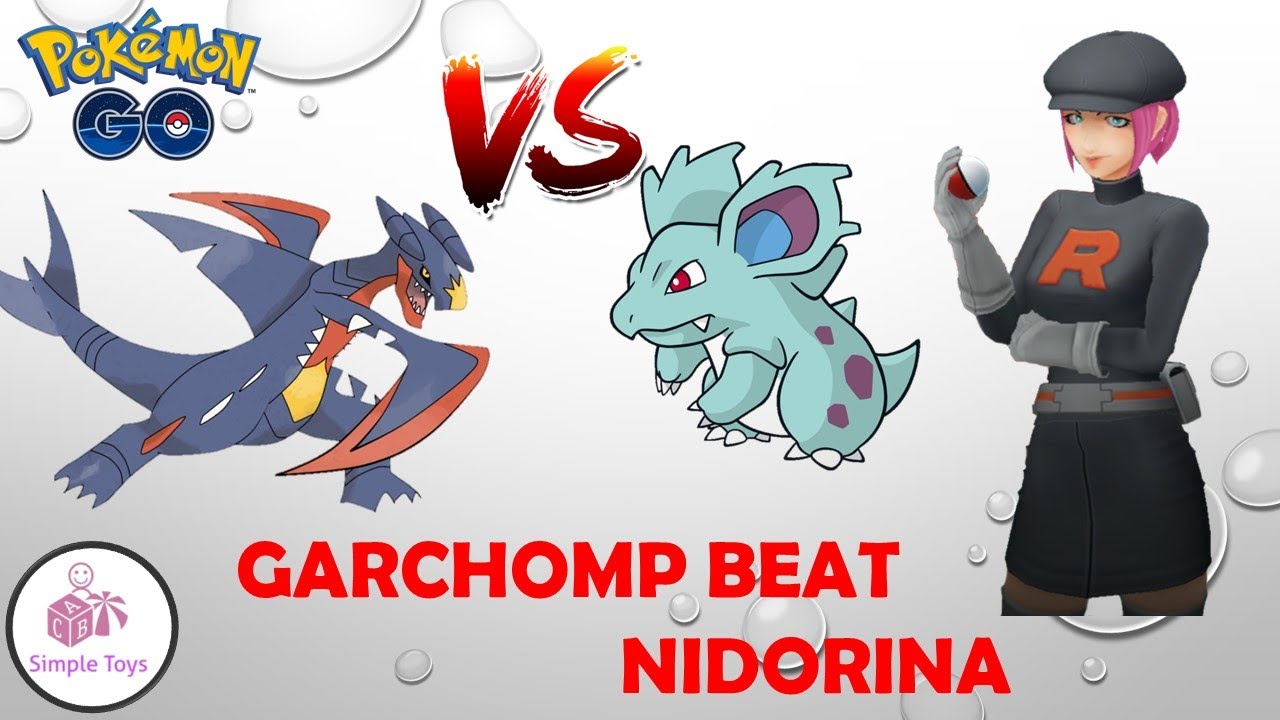 Garchomp Beat Nidorina Team Rocket - YouTube