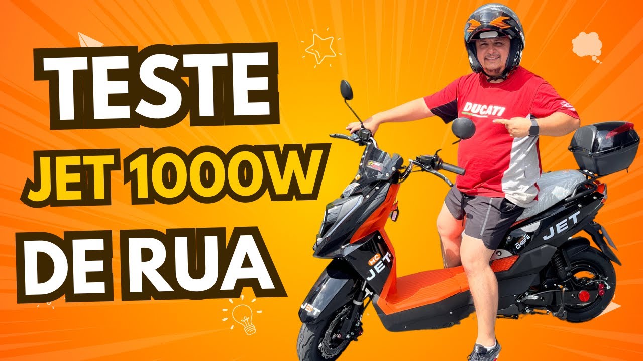 Teste de Rua Jet 1000w da Moto Chefe - YouTube