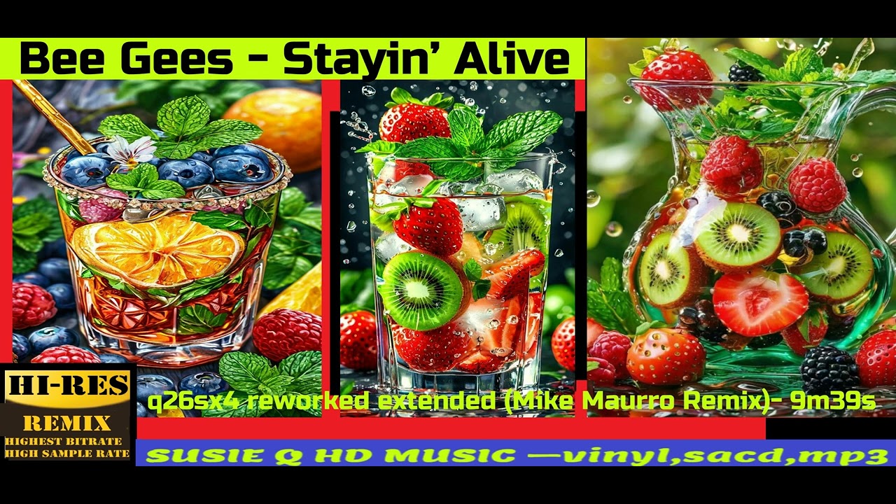 Bee Gees - Stayin’ Alive -reworked new extended (Mike Maurro Remix)- HQ ...