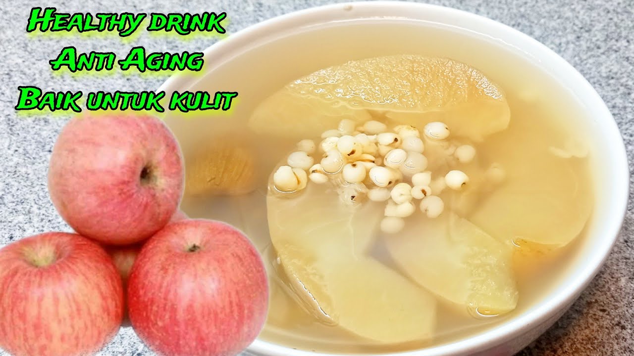 CARA MASAK SUP APEL KURMA KERING ANTI AGING BAIK UNTUK KESEHATAN KULIT ...