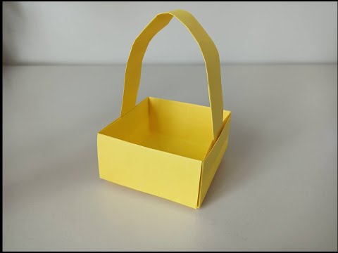 ORİGAMİ SEPET BASKET ORIGAMI