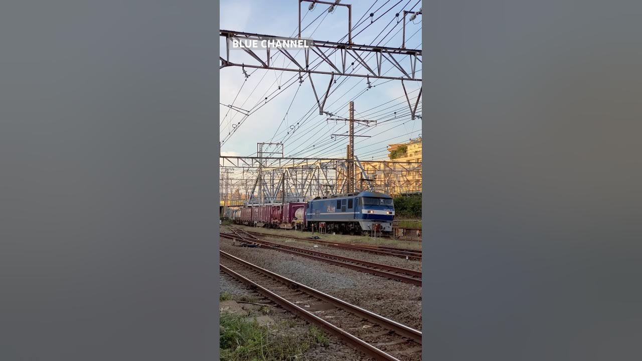 (貨物列車) 2024/10/31 70レ EF210-11 + コキ21B (新居浜〜東京タ) #Shorts - YouTube