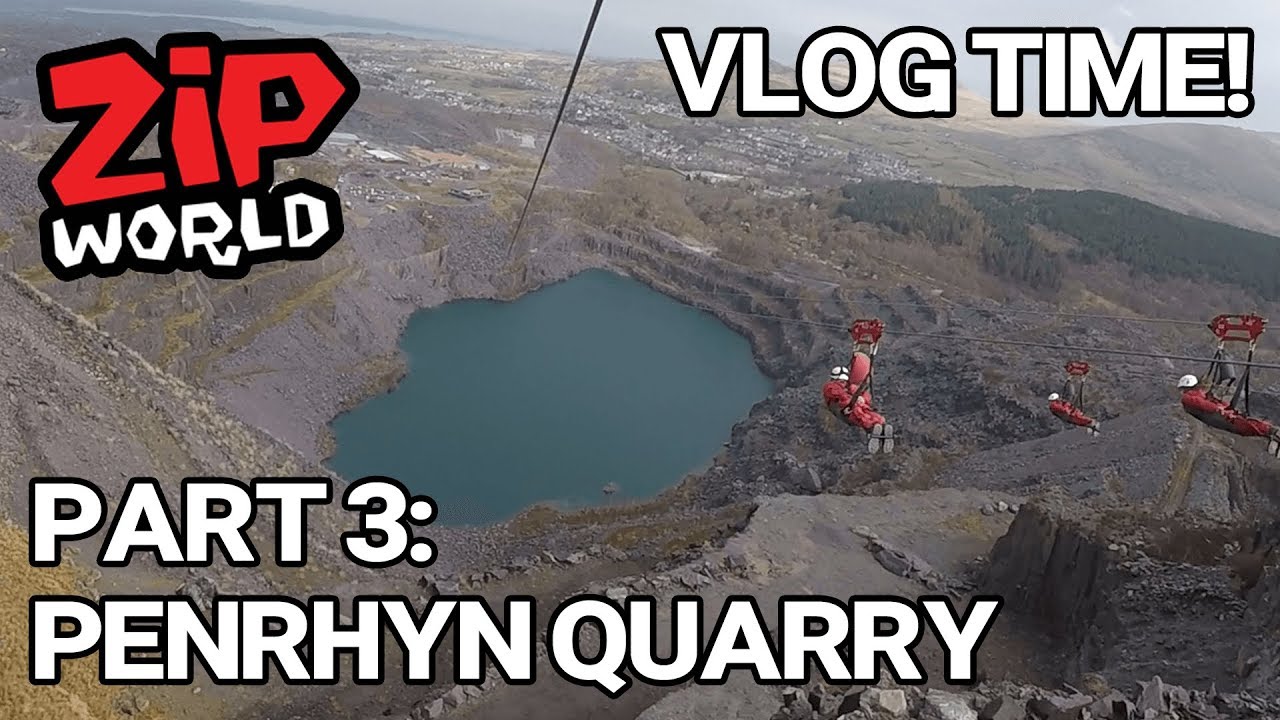 Zip World Vlog Part 3 - Penrhyn Quarry! (World's Fastest Zipline ...