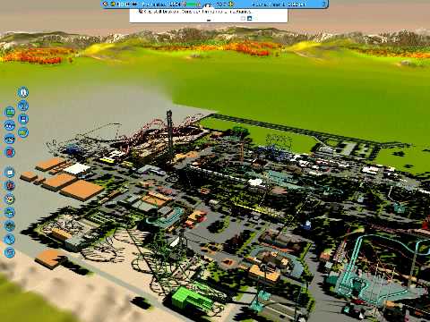 RCT3 Six Flags Magic Mountain - YouTube