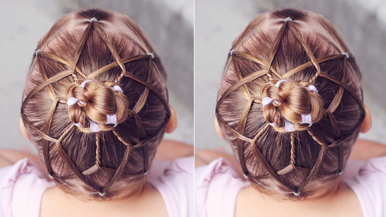HOW TO: Christmas Snowflake Hairstyle | Brown Haired Bliss - YouTube