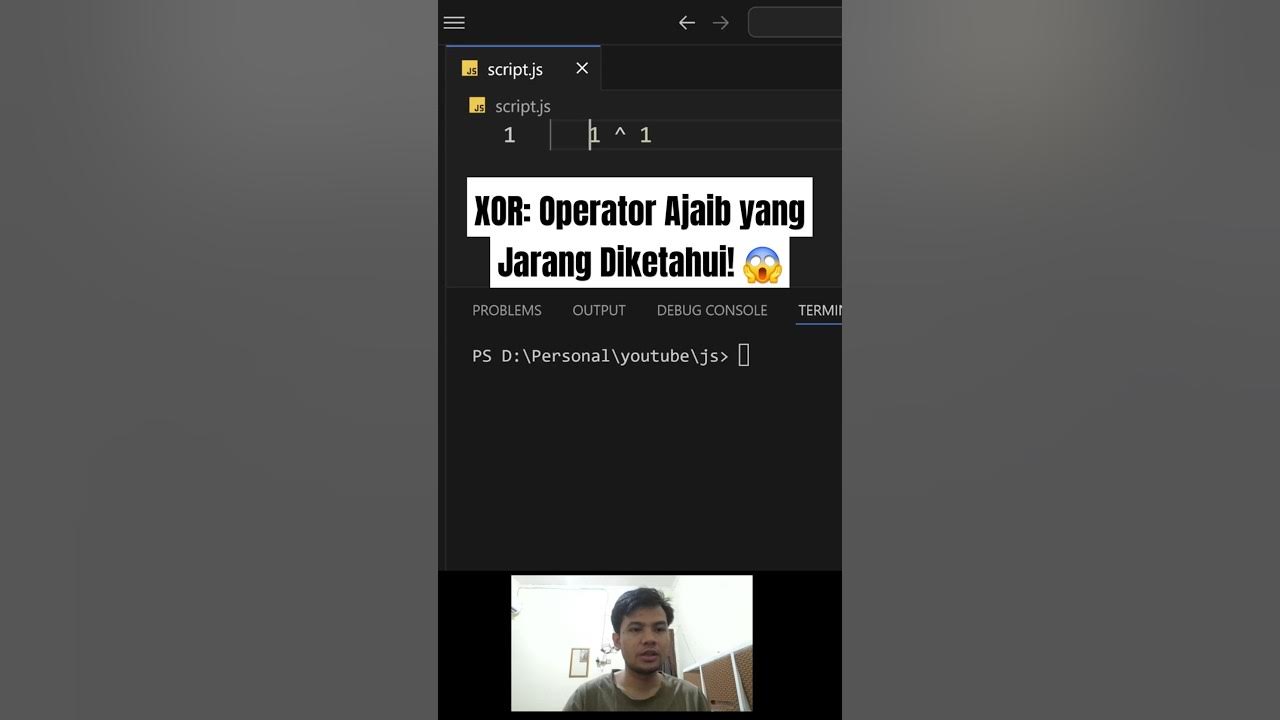 XOR: Operator Ajaib yang Jarang Diketahui! 😱 #coding #belajarcoding #javascript - YouTube