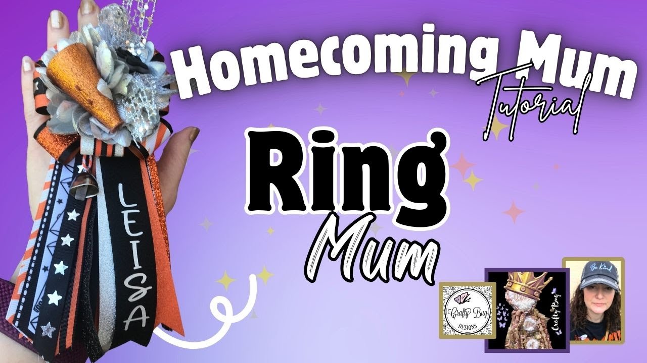 Homecoming Ring Mum Tutorial #homecomingmums #homecoming #diy #etsyshop ...