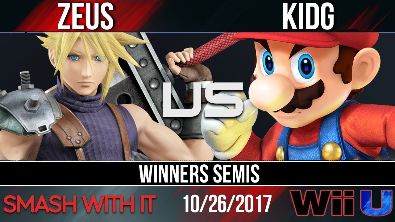 SWI 100 - Zeus (Cloud) vs. KidG (Mario) - Winners Semis - Smash Wii U ...