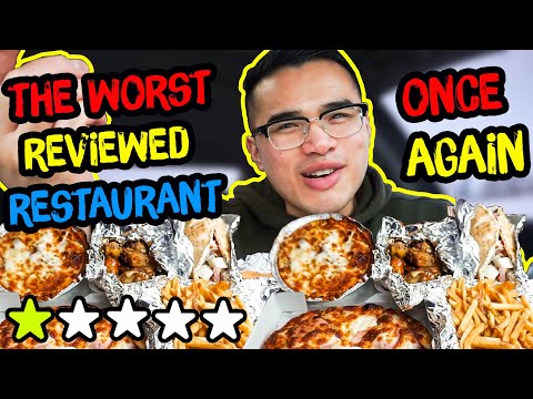 Eating at the WORST REVIEWED RESTAURANT IN MY CITY!  Once Again