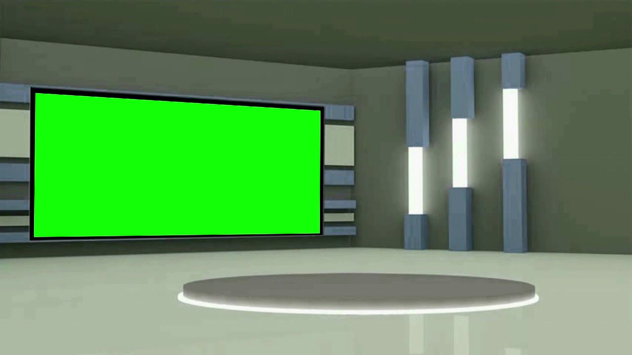 News Studio Free Background Video Green Screen, Best Green Screen ...
