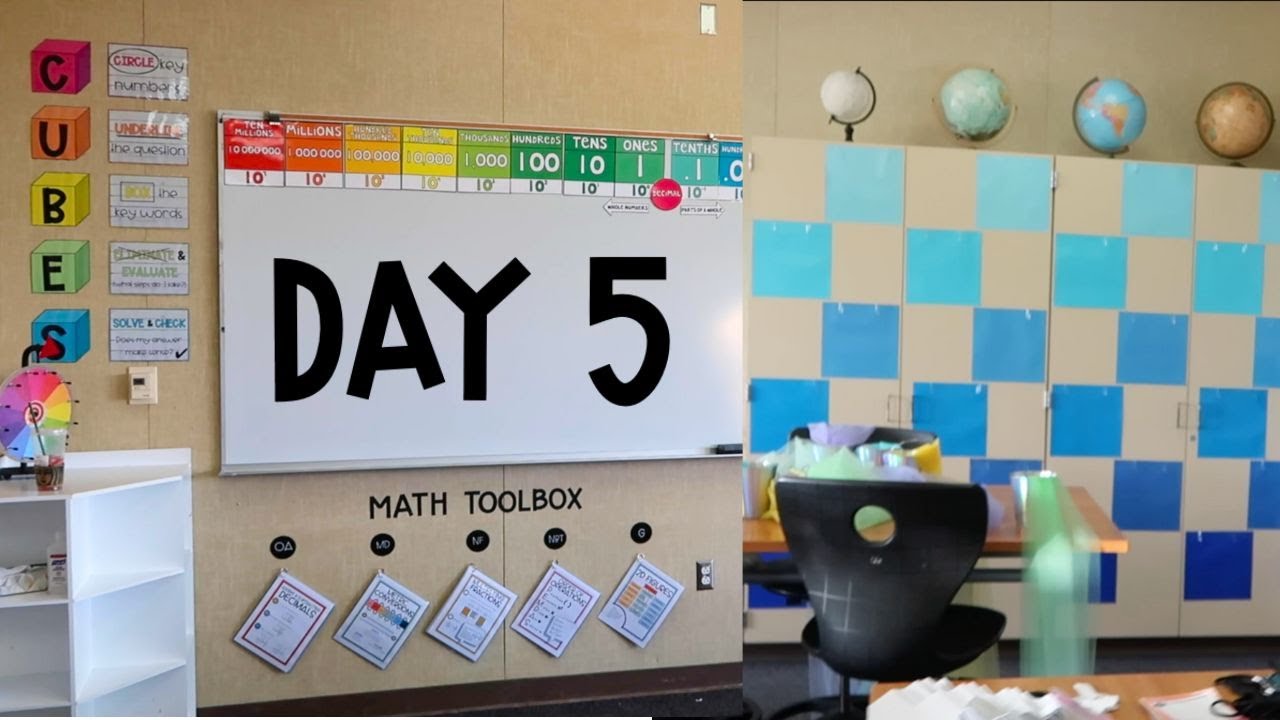 CLASSROOM SETUP DAY 5 - YouTube