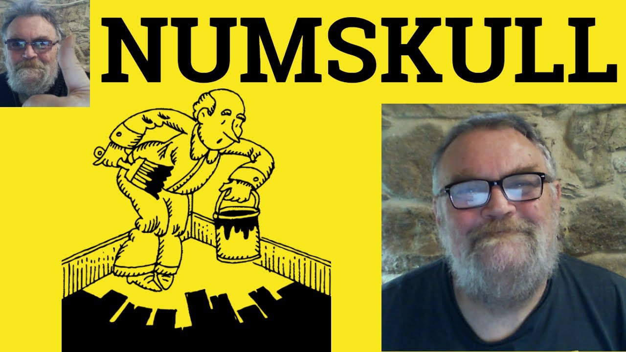 😎 Numskull Meaning - Numbskull Defined - Numskull Examples - Numbskull Definition Numskull ...