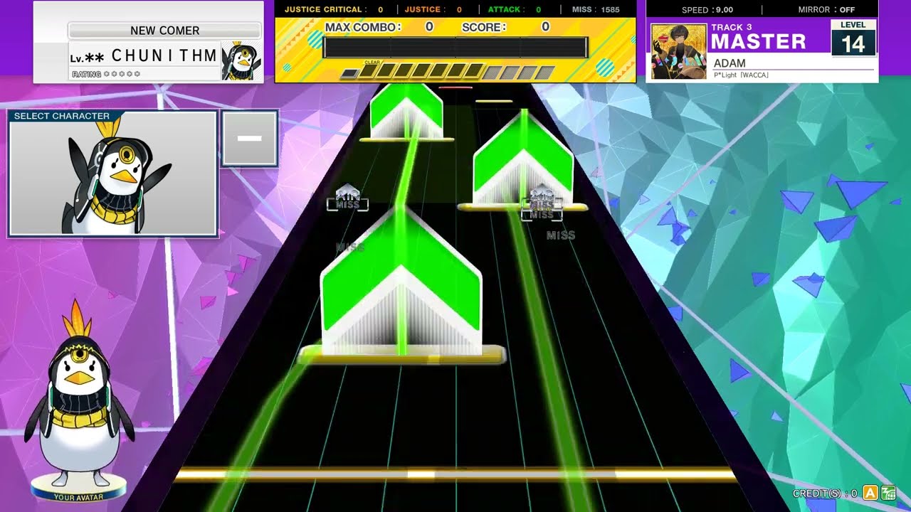 ADAM [MASTER 14] (譜面確認) [CHUNITHM NEW PLUS INT'L] Wacca collab - YouTube