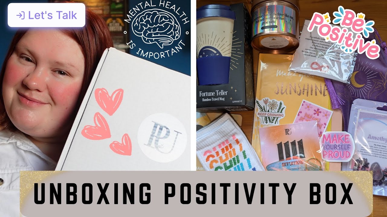 Let's Normalise Mental Health! Unboxing Positivity Box! 😘🌼 - YouTube