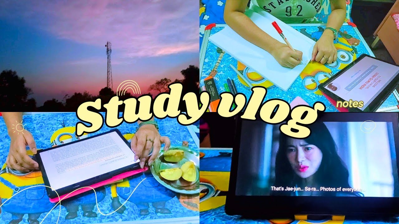 Study vlog 🎀 | college vlog 🫧 | productive study vlog🌿 #study # ...