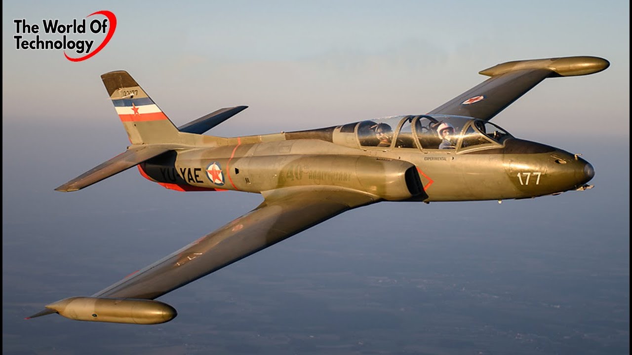 Soko Galeb G-2 Aerial Action - YouTube