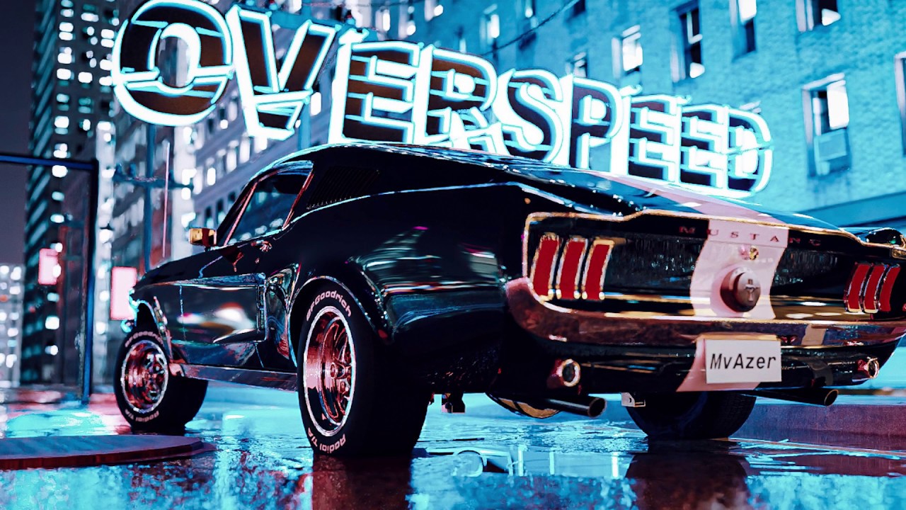 OverSpeed - Ford Mustang 1967 Fastback / Blender Car Animation - YouTube