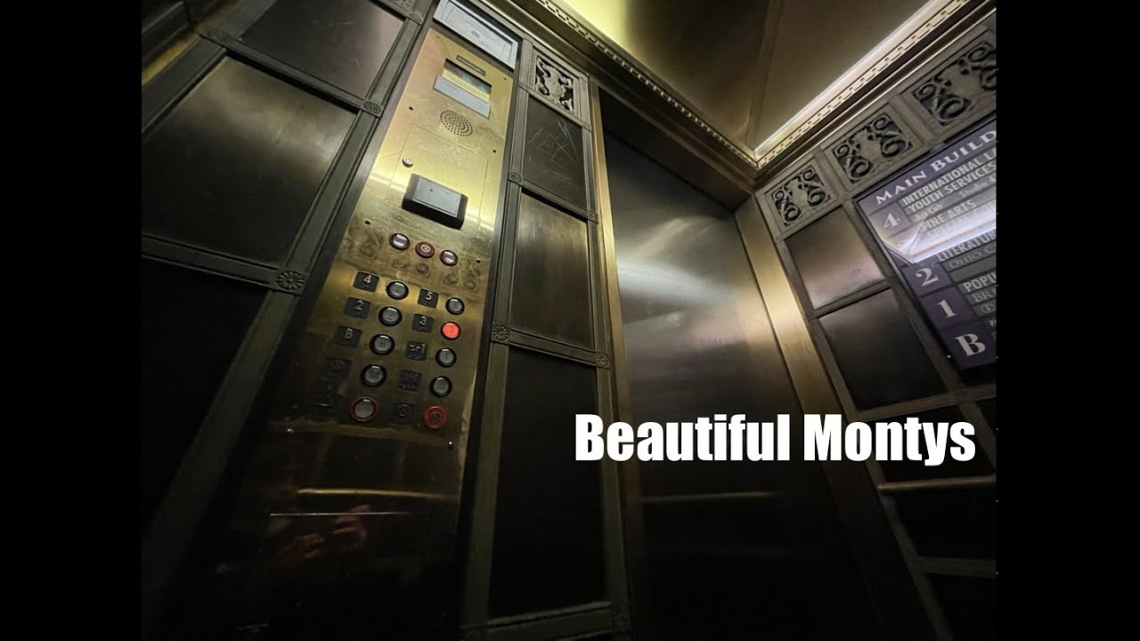 Elegant Montgomery KONE Traction Elevators @ Cleveland Public Library - Cleveland, OH - YouTube
