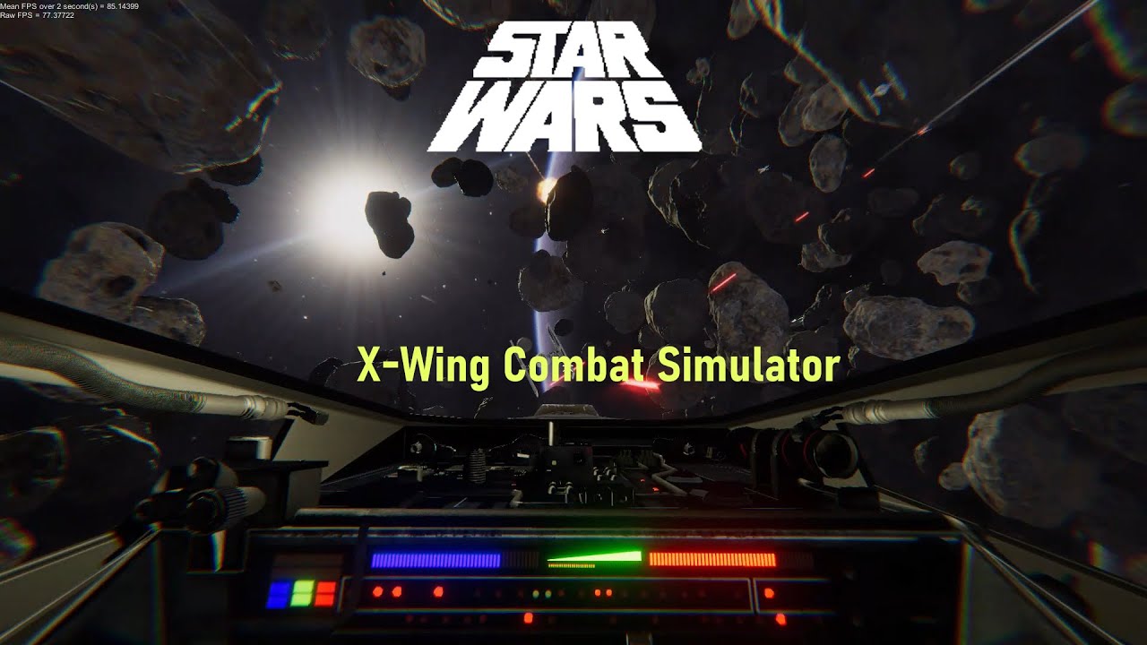 X-Wing Simulator (OCULUS QUEST 2) First VR mechanics test - YouTube