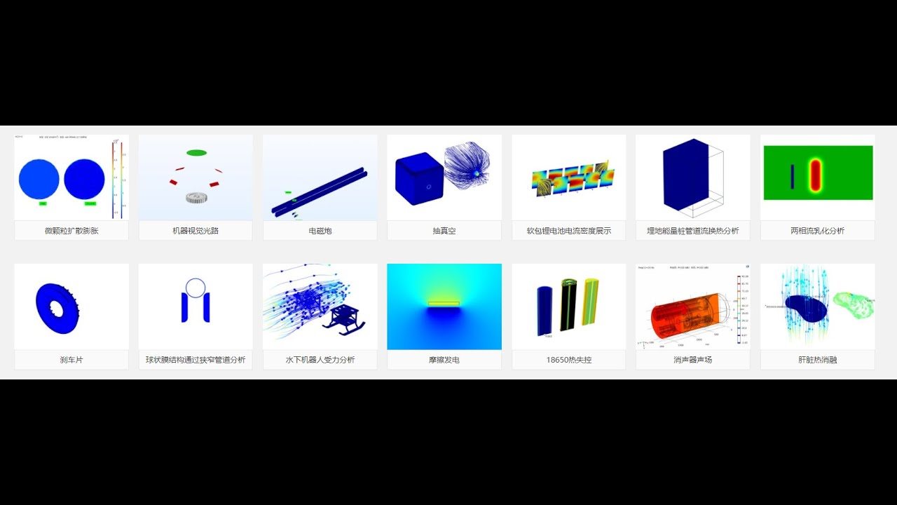 COMSOL analysis dynamic map GIF sharing -2 tutorial Comsol分析动图分享2 - YouTube