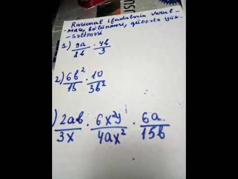 Isabaliyeva Aysel rasional ifadelerin vurulmasi, bolunmesi ve quvvete yukseltme