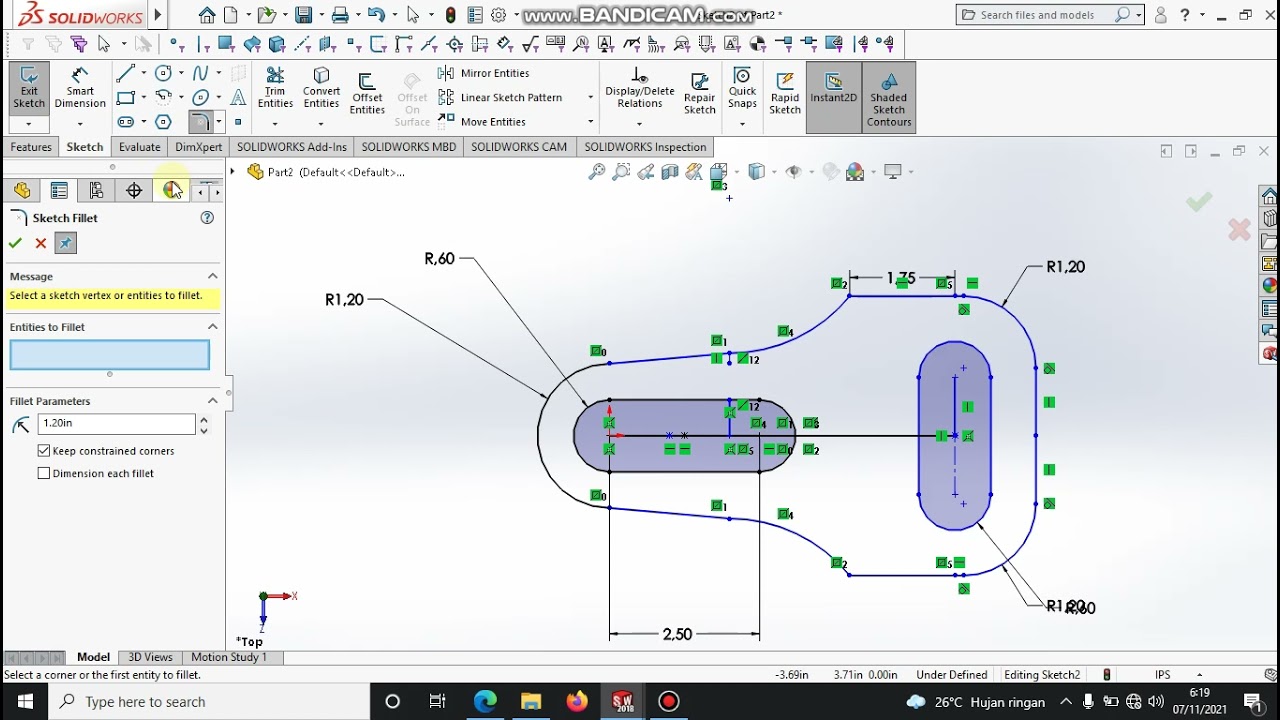 Tutorial Solidworks membuat Slot Plate Part 2 - YouTube